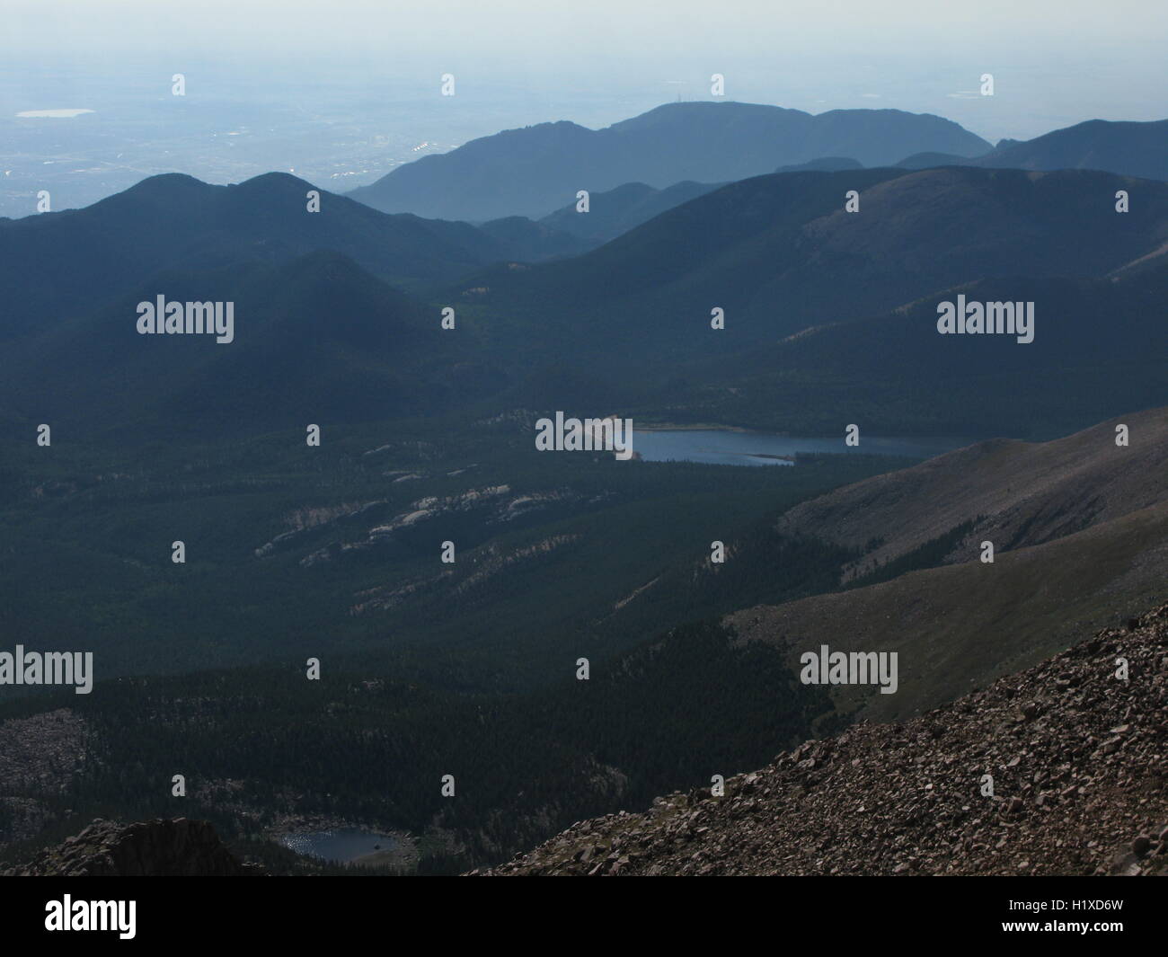 Pikes Peak Summit, Colorado Stock Photo - Alamy