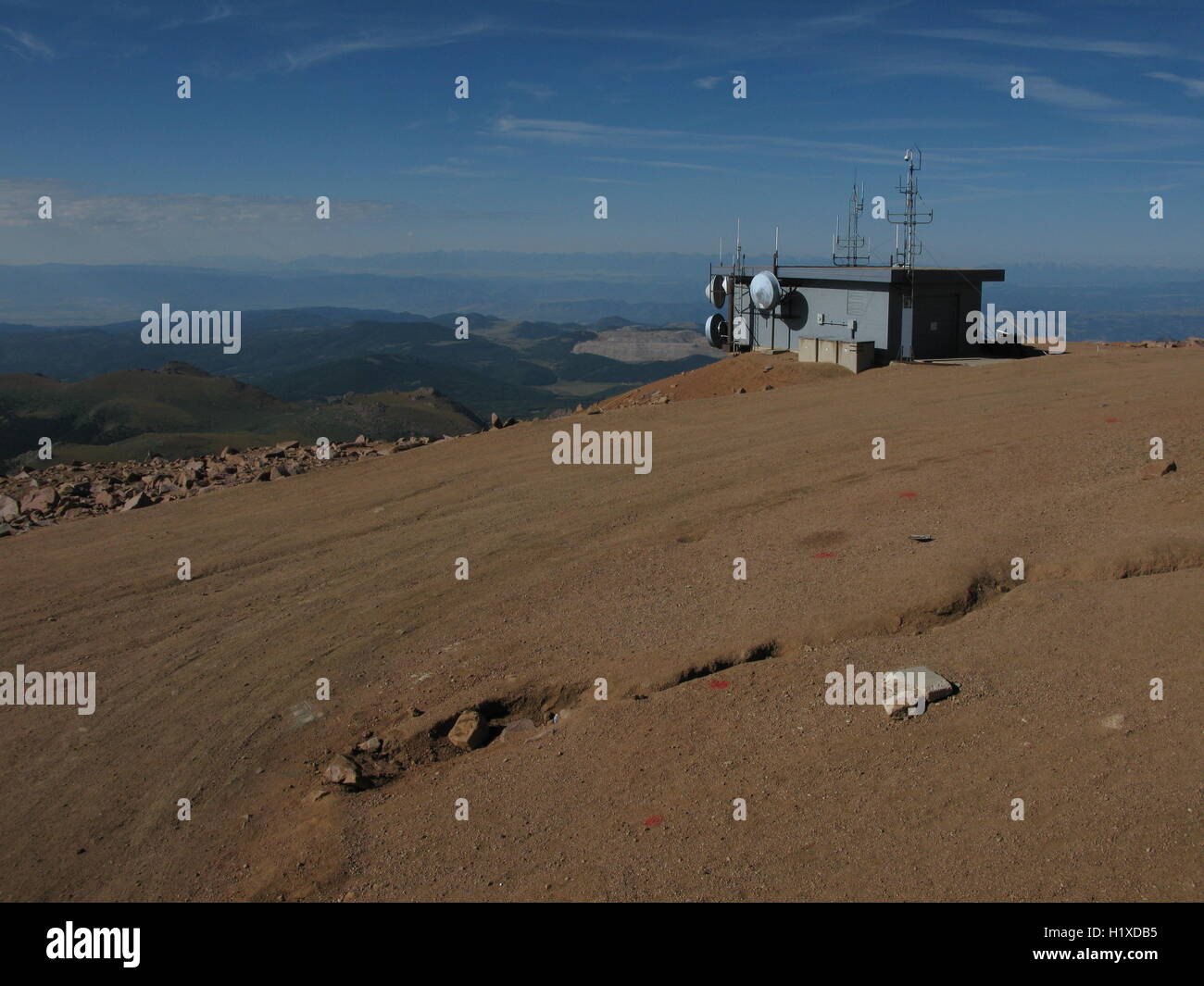 Pikes Peak Summit, Colorado Stock Photo - Alamy