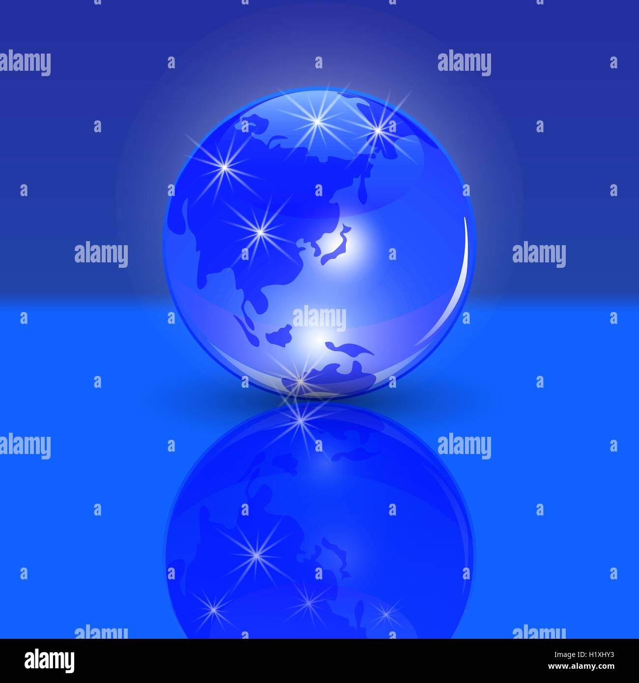 Earth north america view Stock Vector Images - Alamy