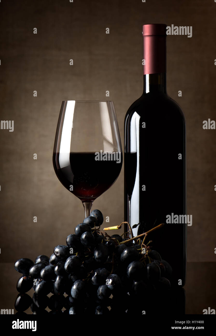 Delicious red wine Stock Photo - Alamy