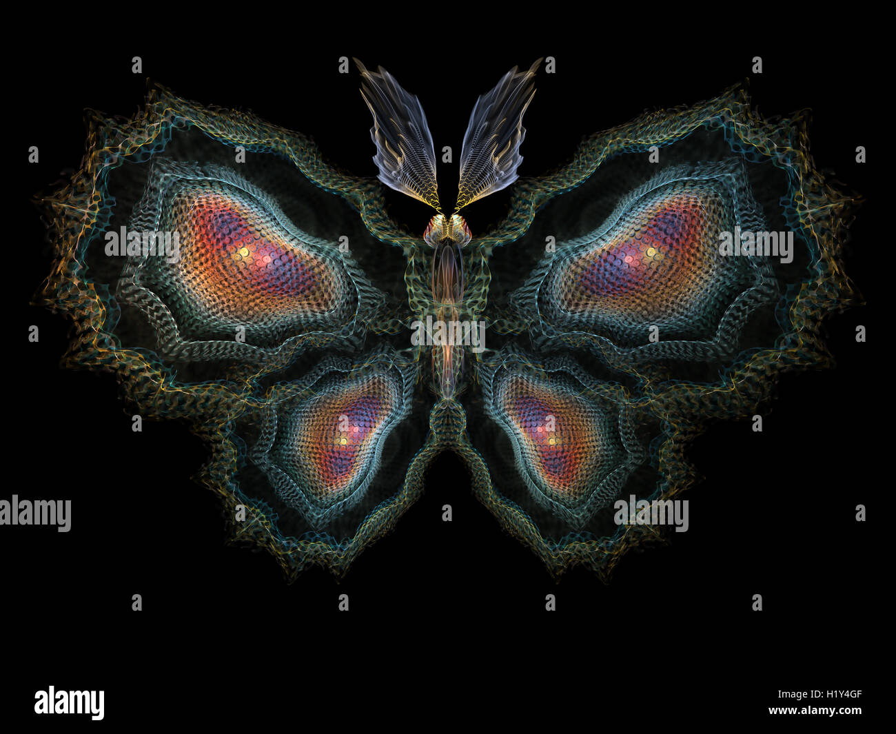 Digital butterfly hi-res stock photography and images - Alamy