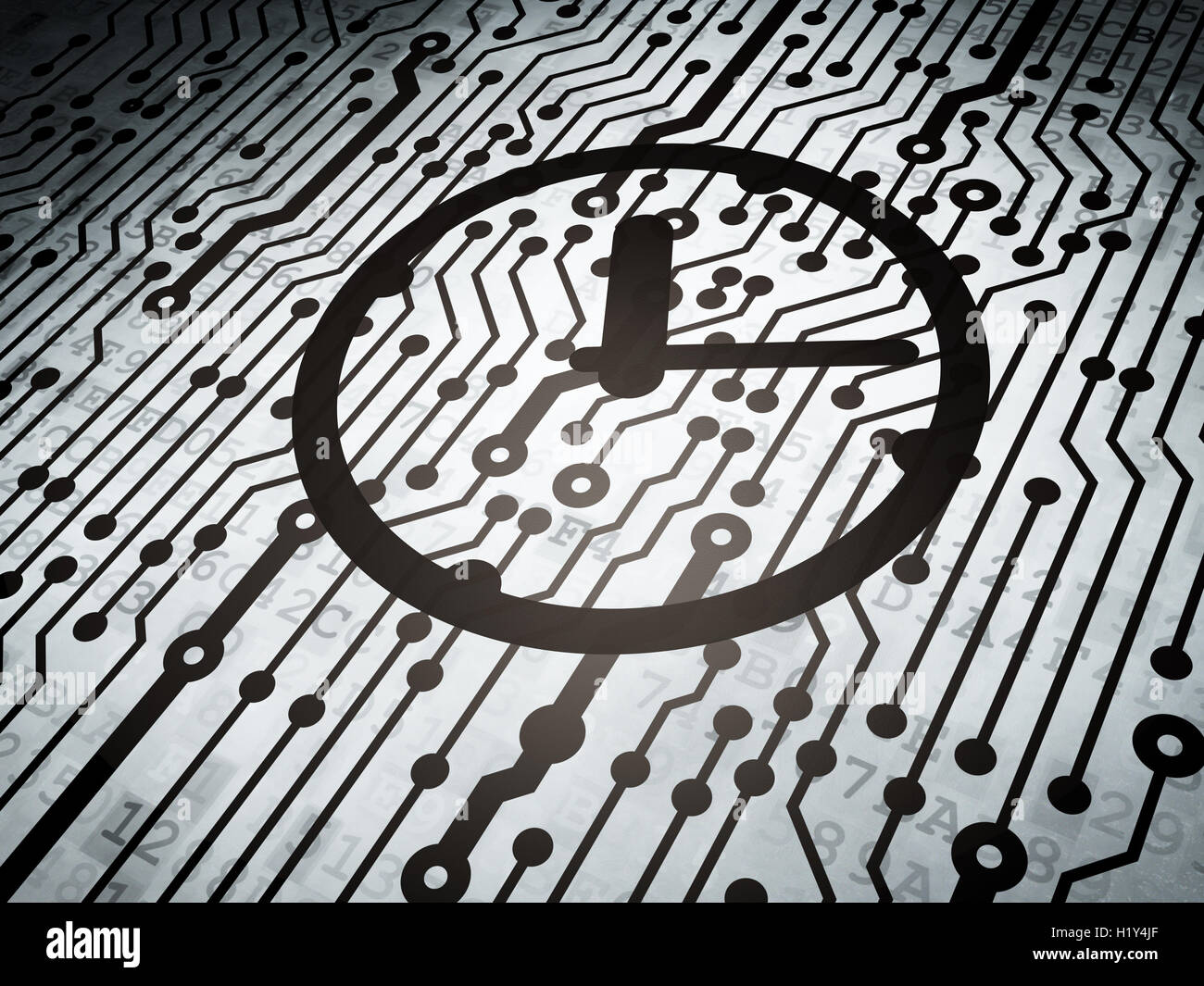 Clock circuit hi-res stock photography and images - Alamy