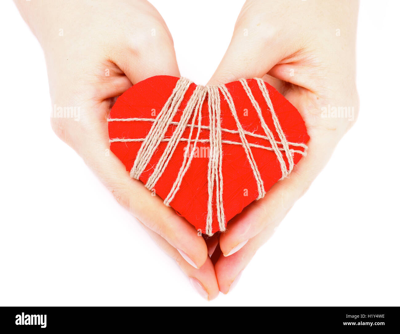 Heart in Hands Stock Photo - Alamy