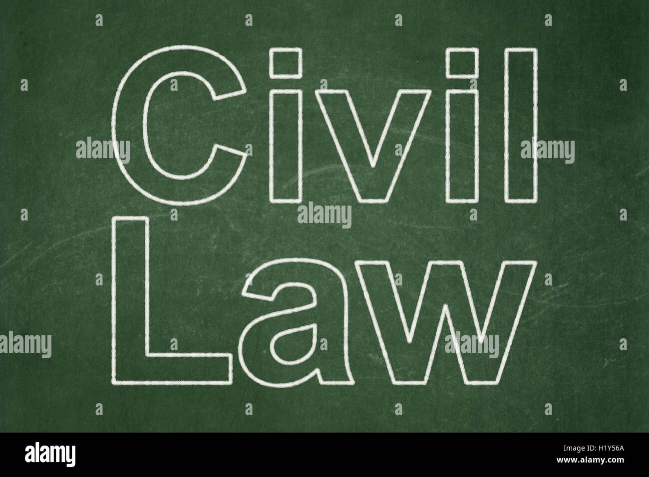 Law concept: Civil Law on chalkboard background Stock Photo - Alamy