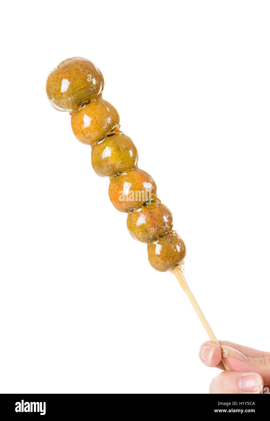 Candied hawthorn stick hi-res stock photography and images - Alamy