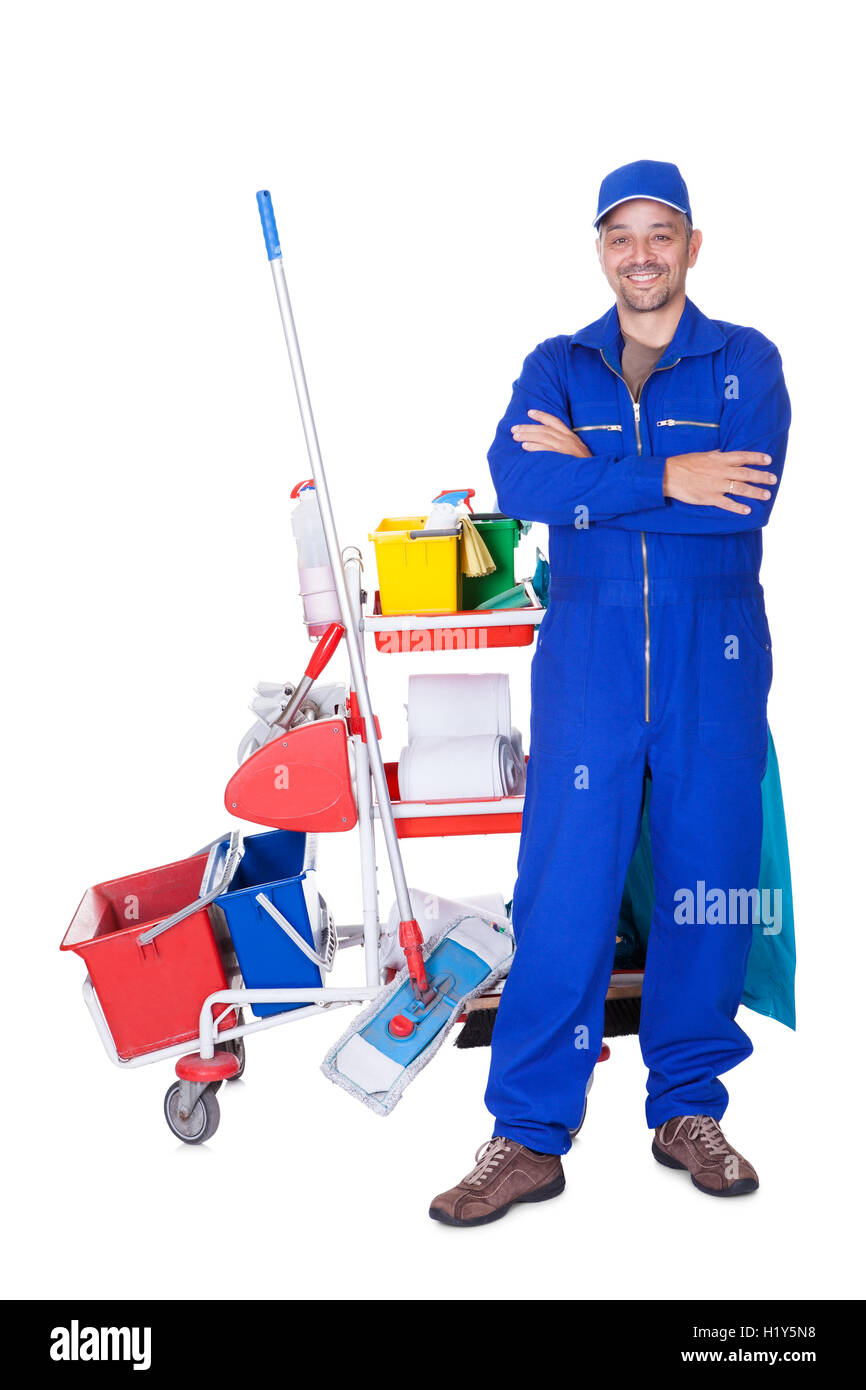 Dust cart cleaner hi-res stock photography and images - Alamy