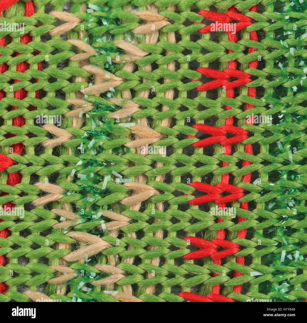 Close up of knitted fabric texture with dots Stock Photo - Alamy