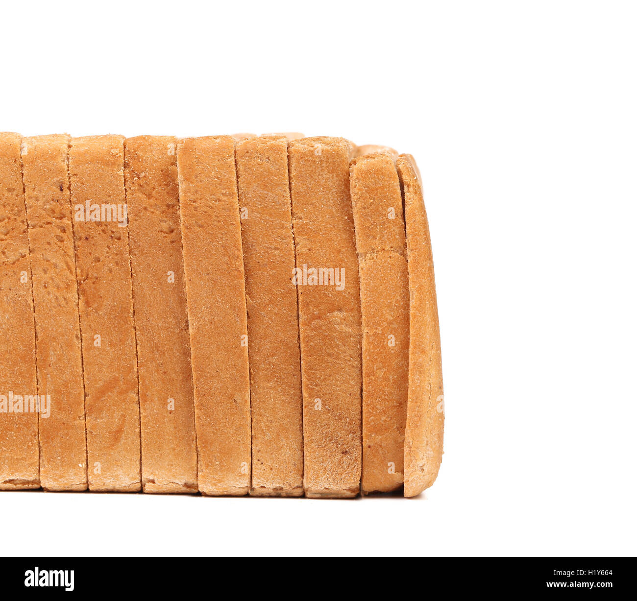 Stack of sliced white bread Stock Photo - Alamy