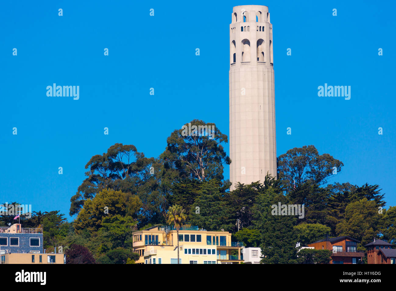 Coit Tower San Francisco California Stock Photo - Alamy