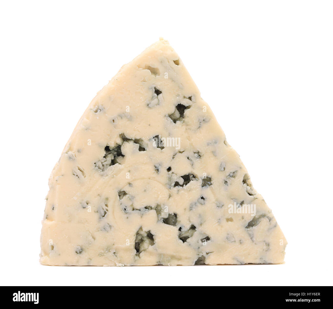 Slice of dor blue cheese Stock Photo - Alamy