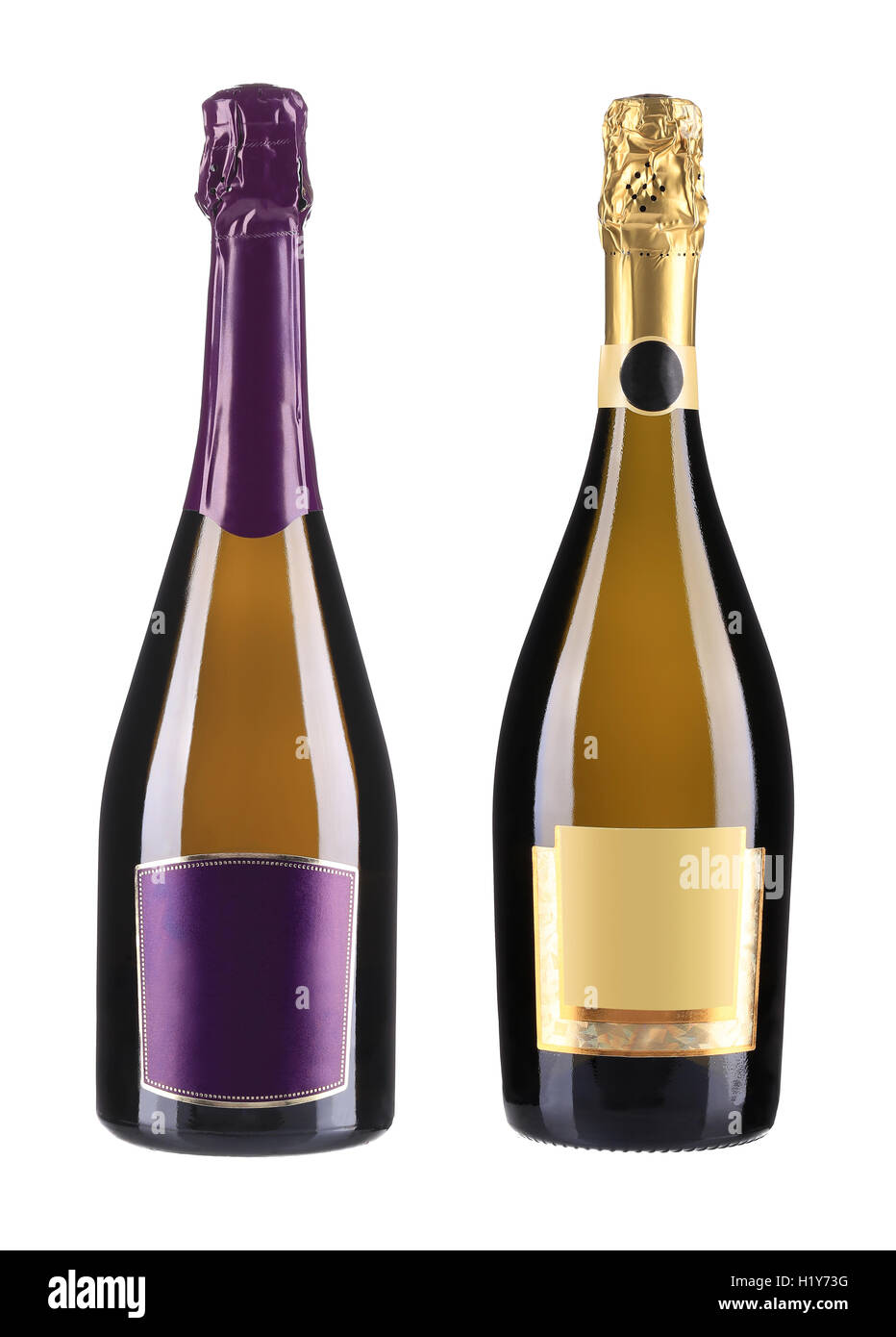 Bottles of champagne Stock Photo - Alamy