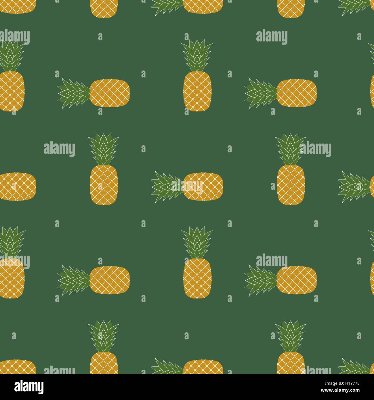 Pineapple fruit design vector hi-res stock photography and images - Alamy