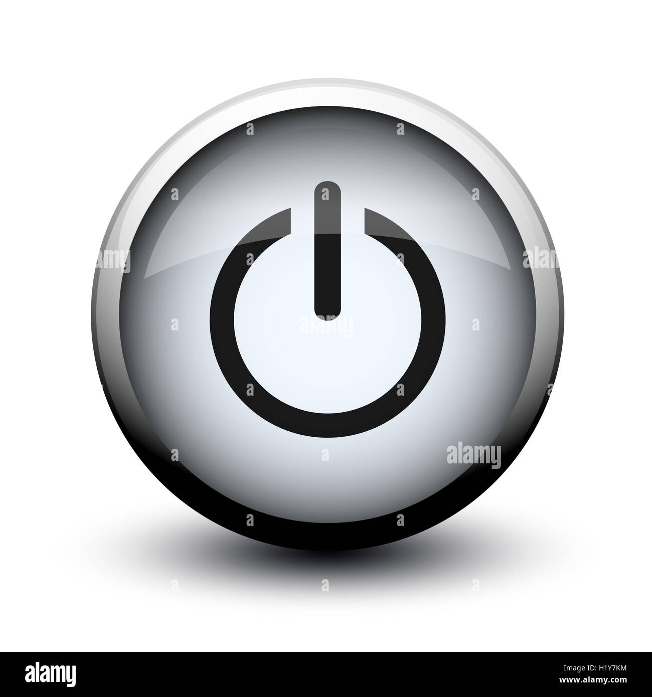 button switch off on 2d Stock Photo - Alamy
