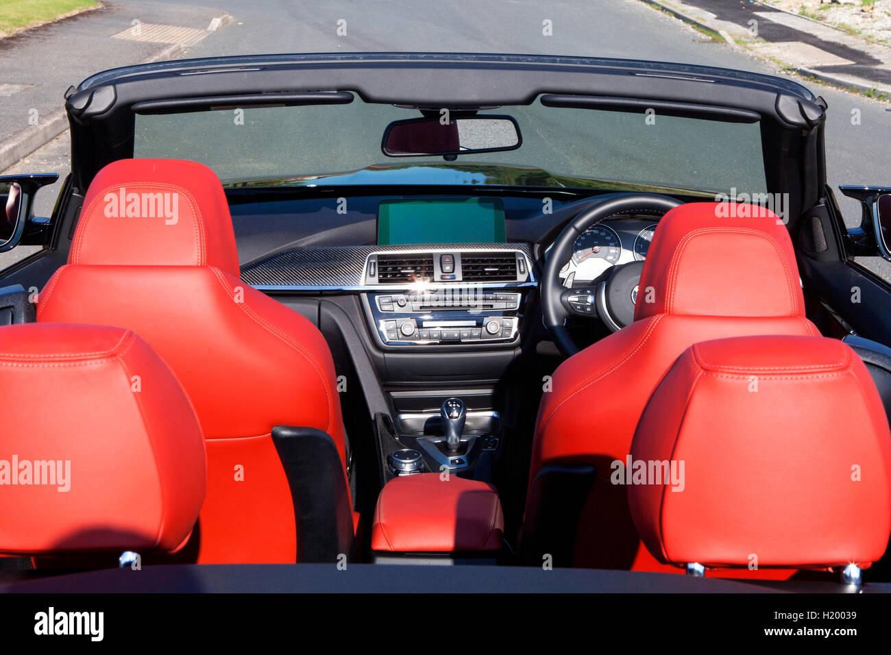 Black F83 2016 BMW M4 Convertible 2 door high-performance sports car ...