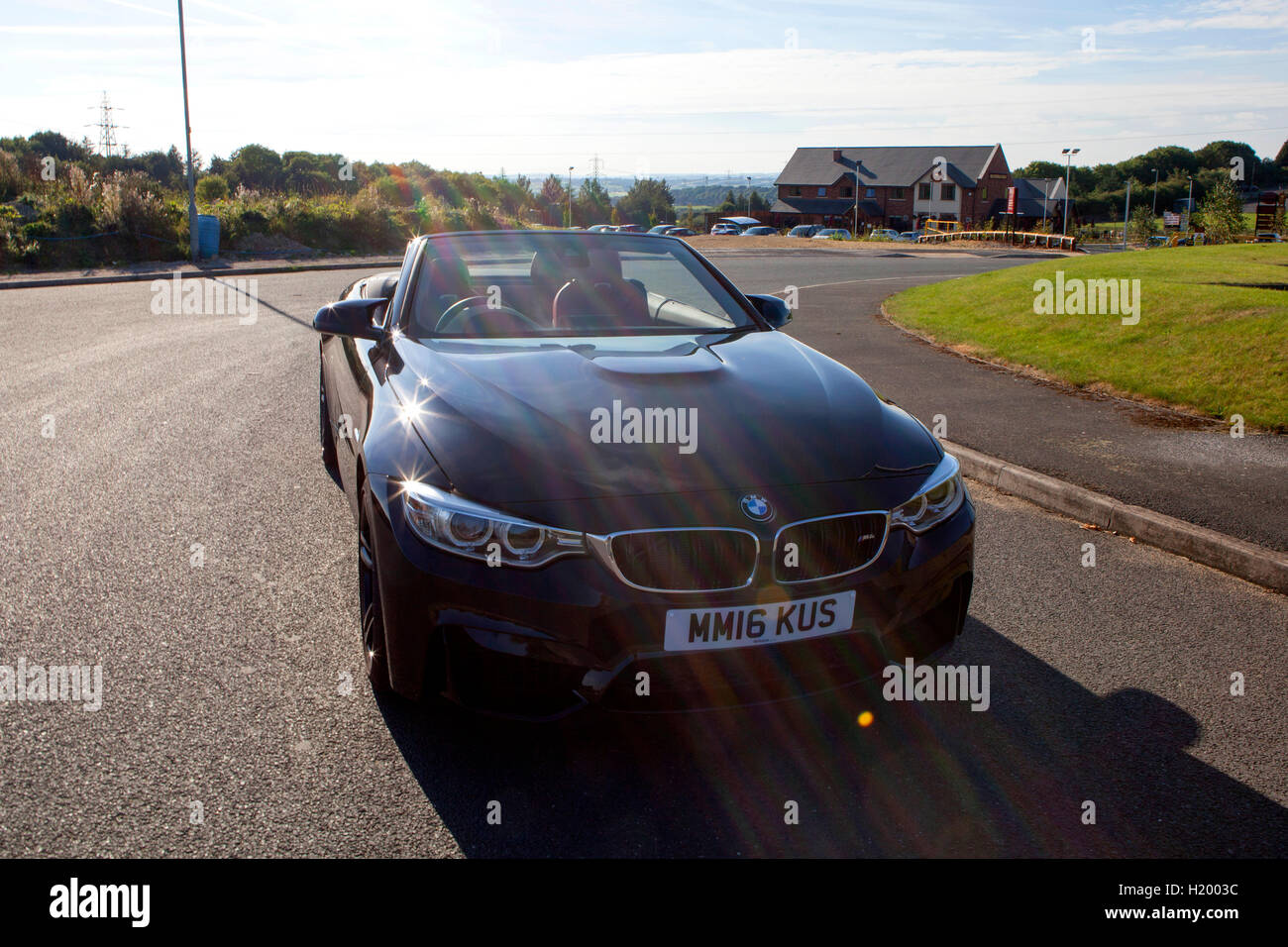 Black F83 2016 BMW M4 Convertible 2 door high-performance sports car ...