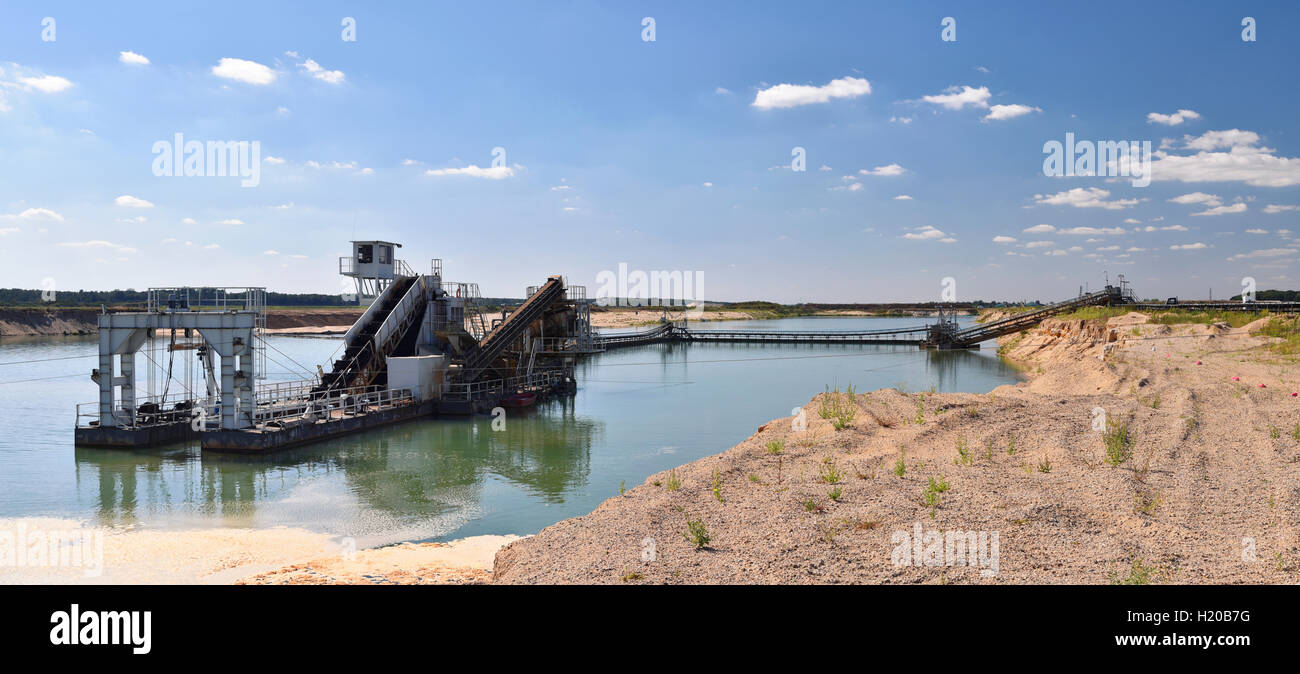 Dredge mining hi-res stock photography and images - Alamy