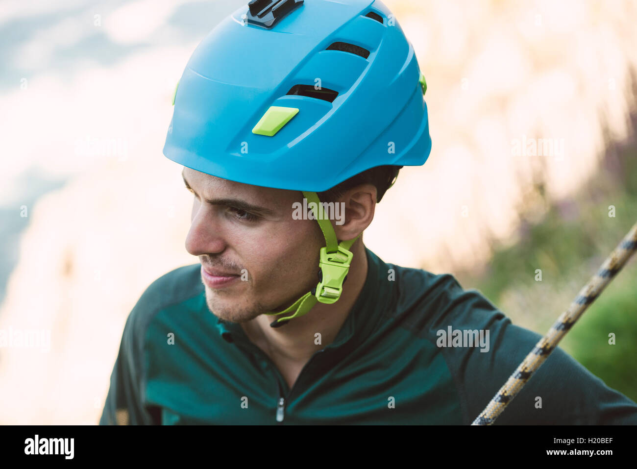 Portrait of a climber Stock Photo - Alamy
