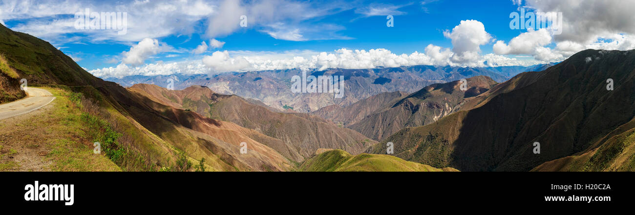 Peru, Chachapoyas, Mountain pass over Andes Stock Photo - Alamy