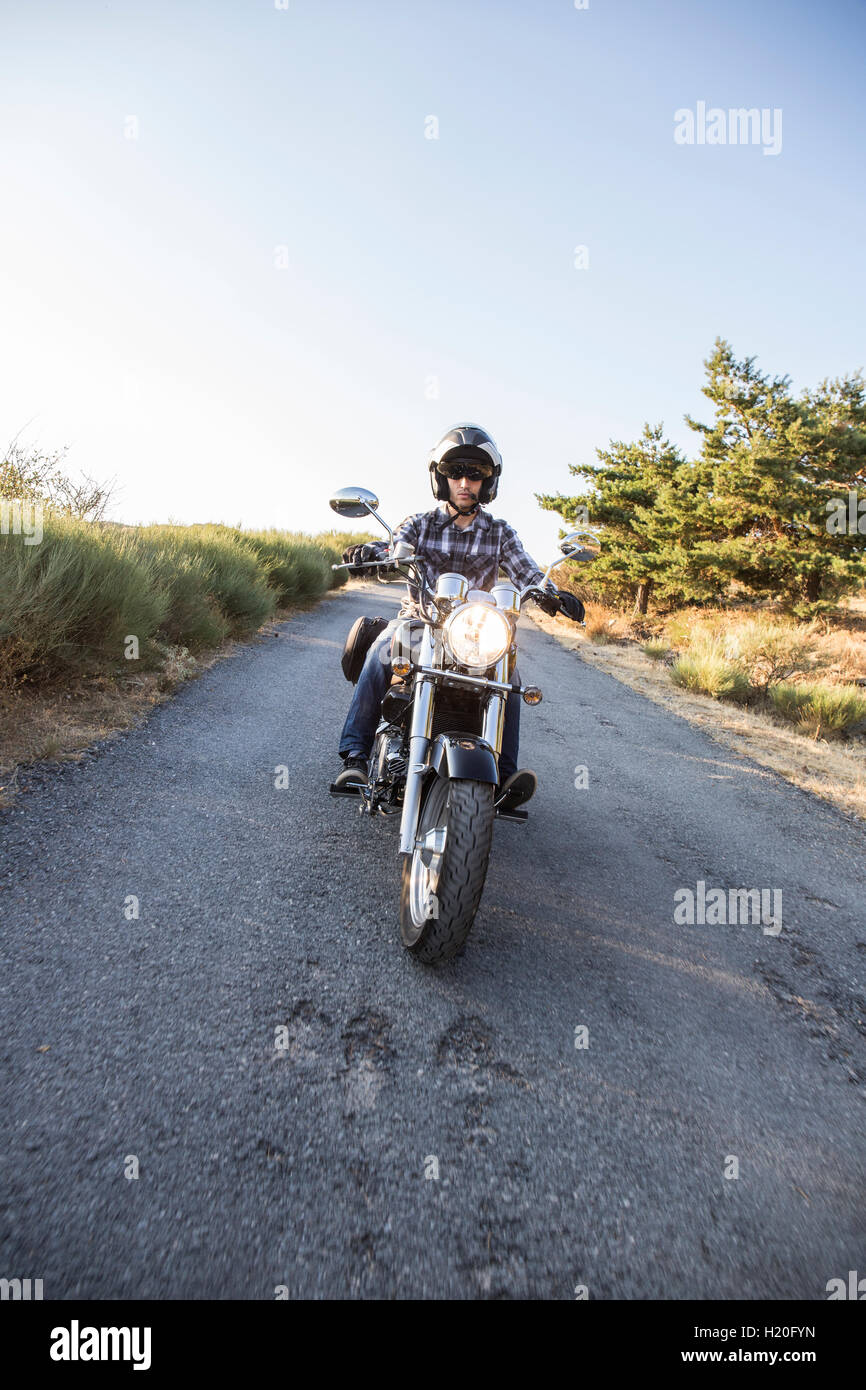 Motorbike open road hi-res stock photography and images - Alamy