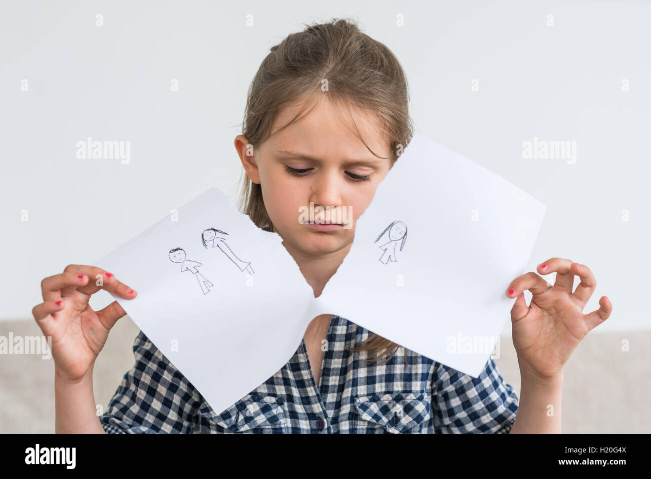 Divorce child drawing hi-res stock photography and images - Alamy