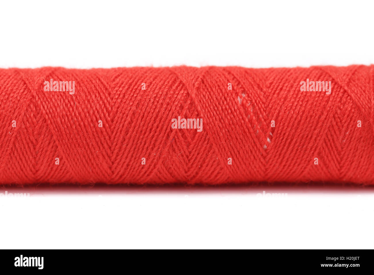 Close up of red coil threads Stock Photo - Alamy