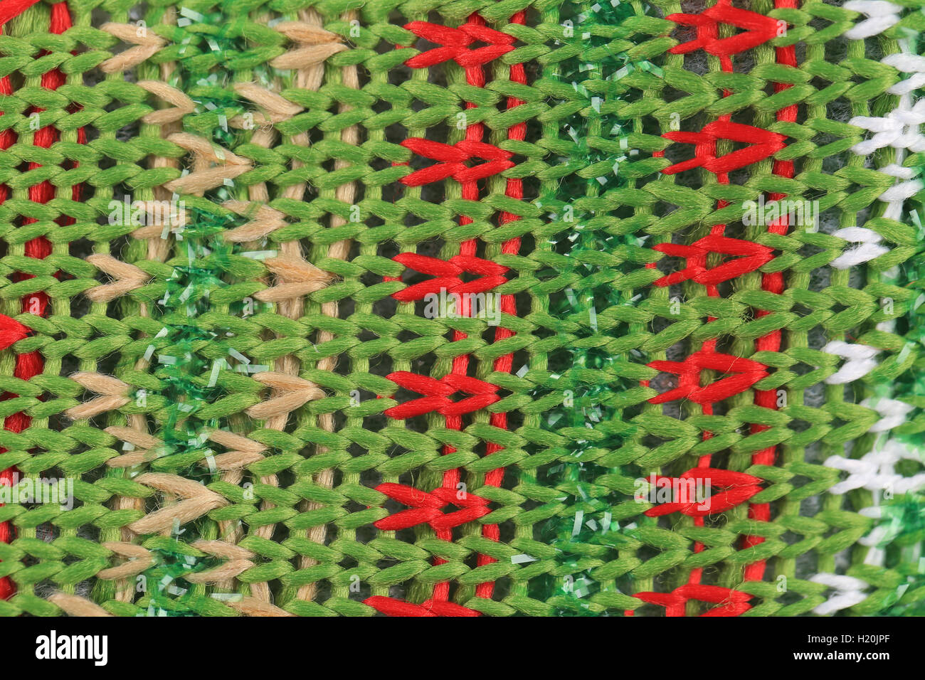 Close up of knitted fabric texture with dots Stock Photo - Alamy