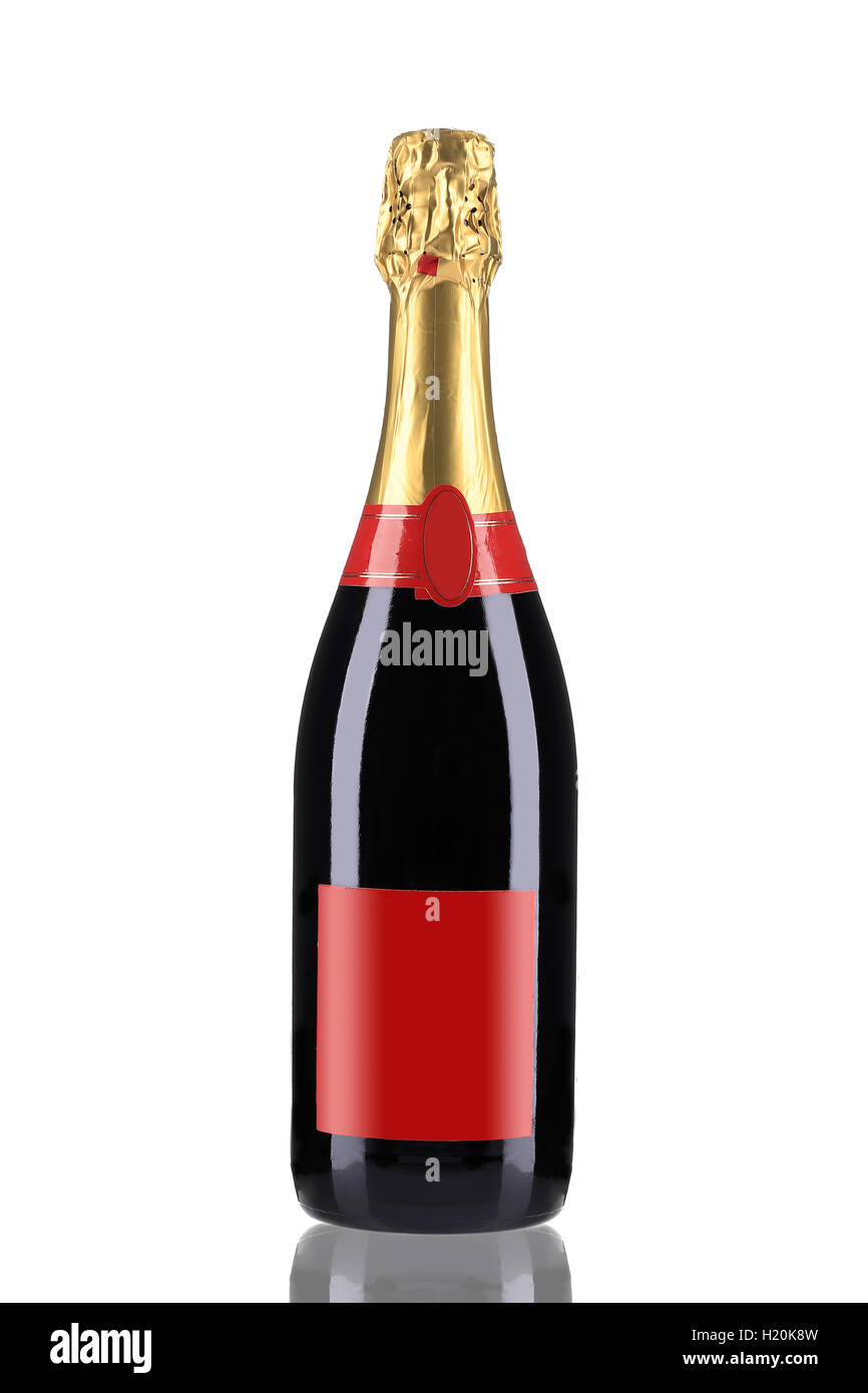 Close up of champagne bottle Stock Photo - Alamy