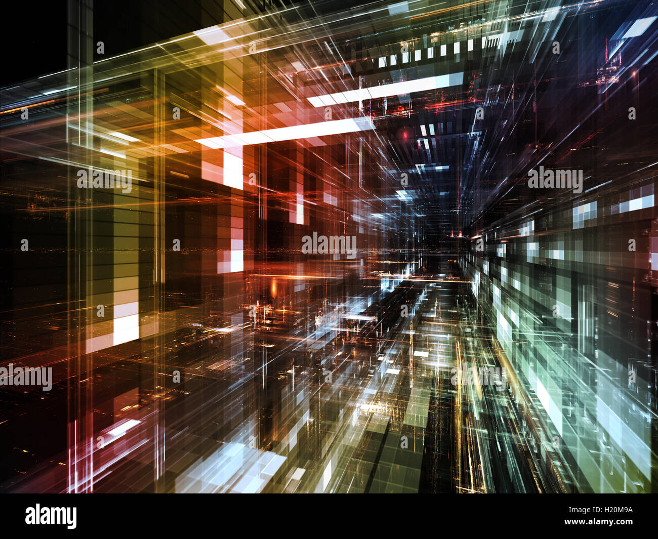 Structure in Space Stock Photo - Alamy