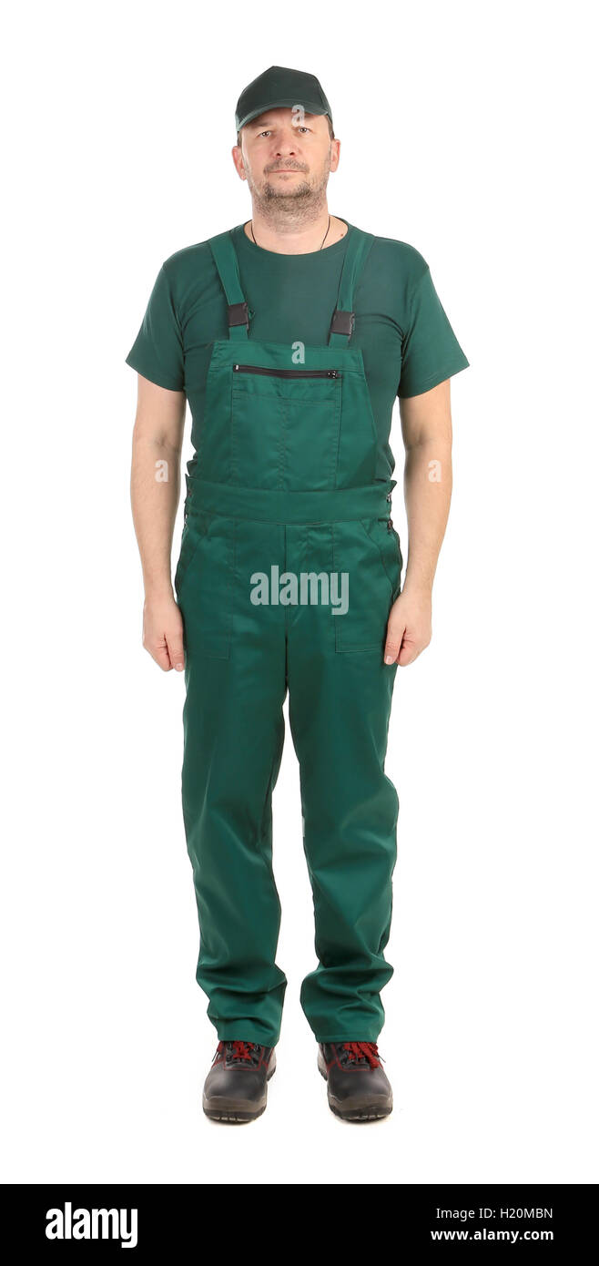 Green overalls Cut Out Stock Images & Pictures - Alamy