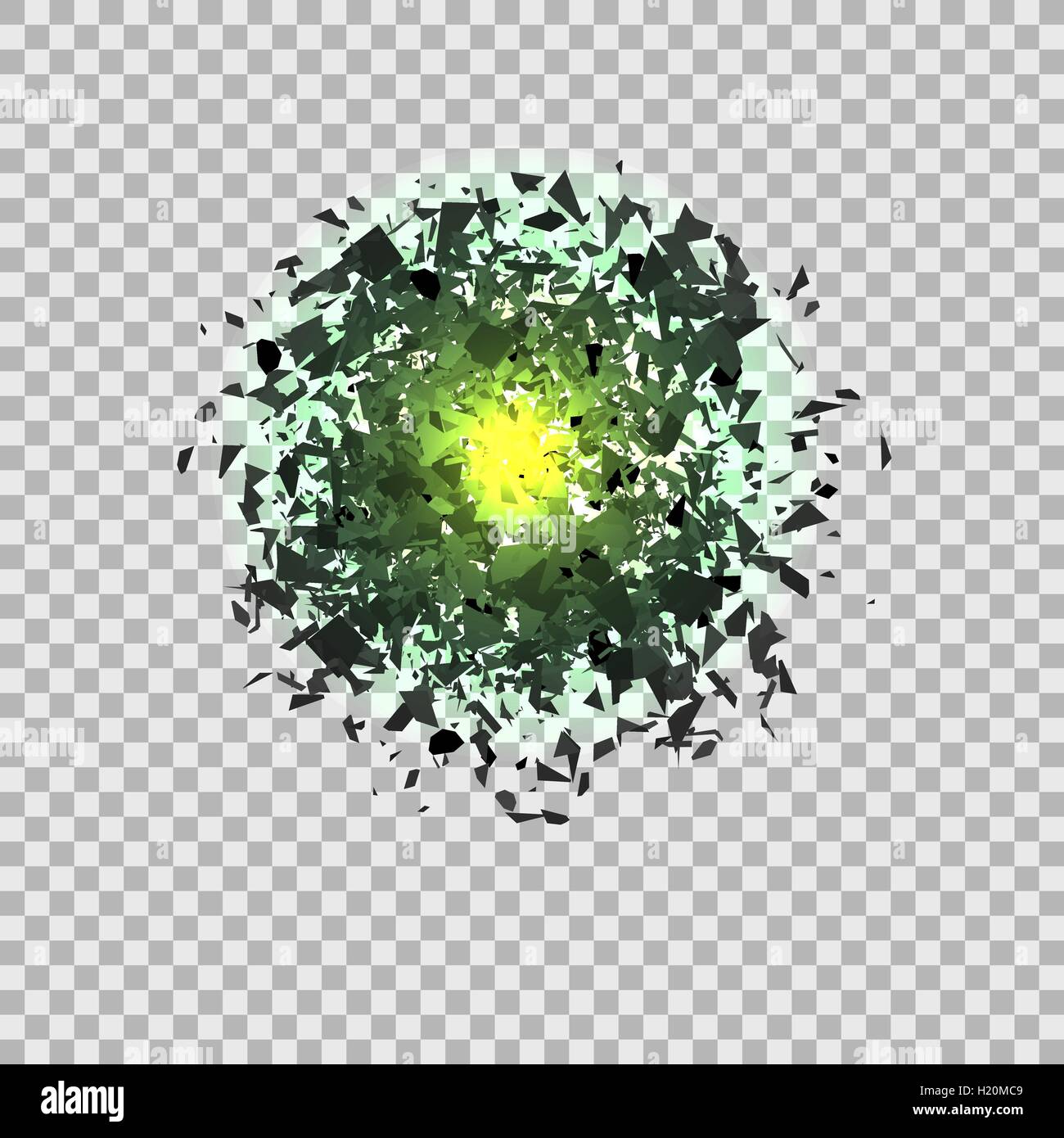 Green powder explosion Stock Vector Images - Alamy