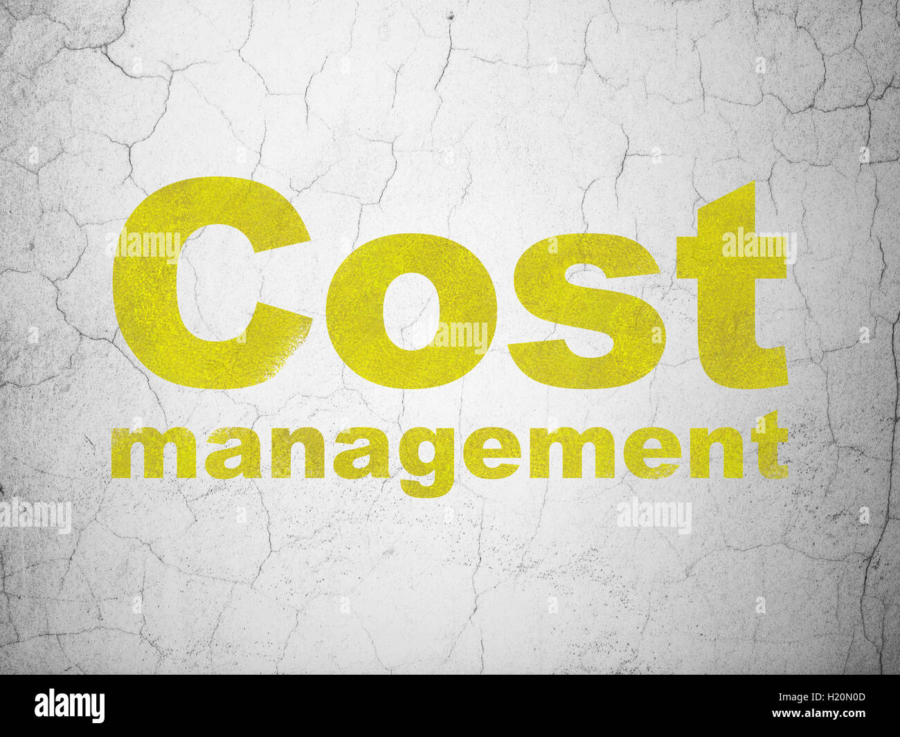Finance concept: Cost Management on wall background Stock Photo - Alamy