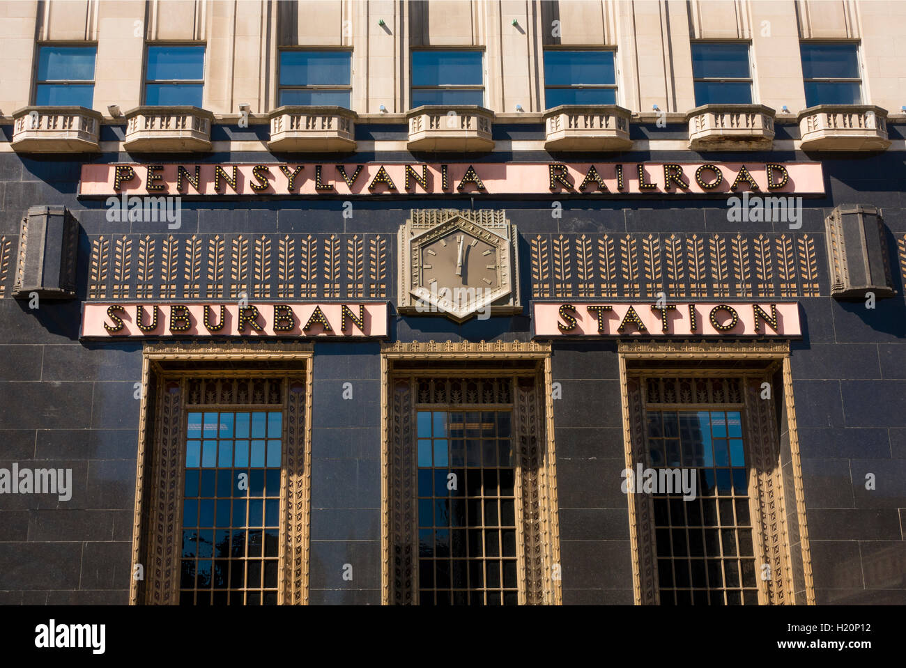 suburban station commuter rail building in Philadelphia PA Stock Photo ...
