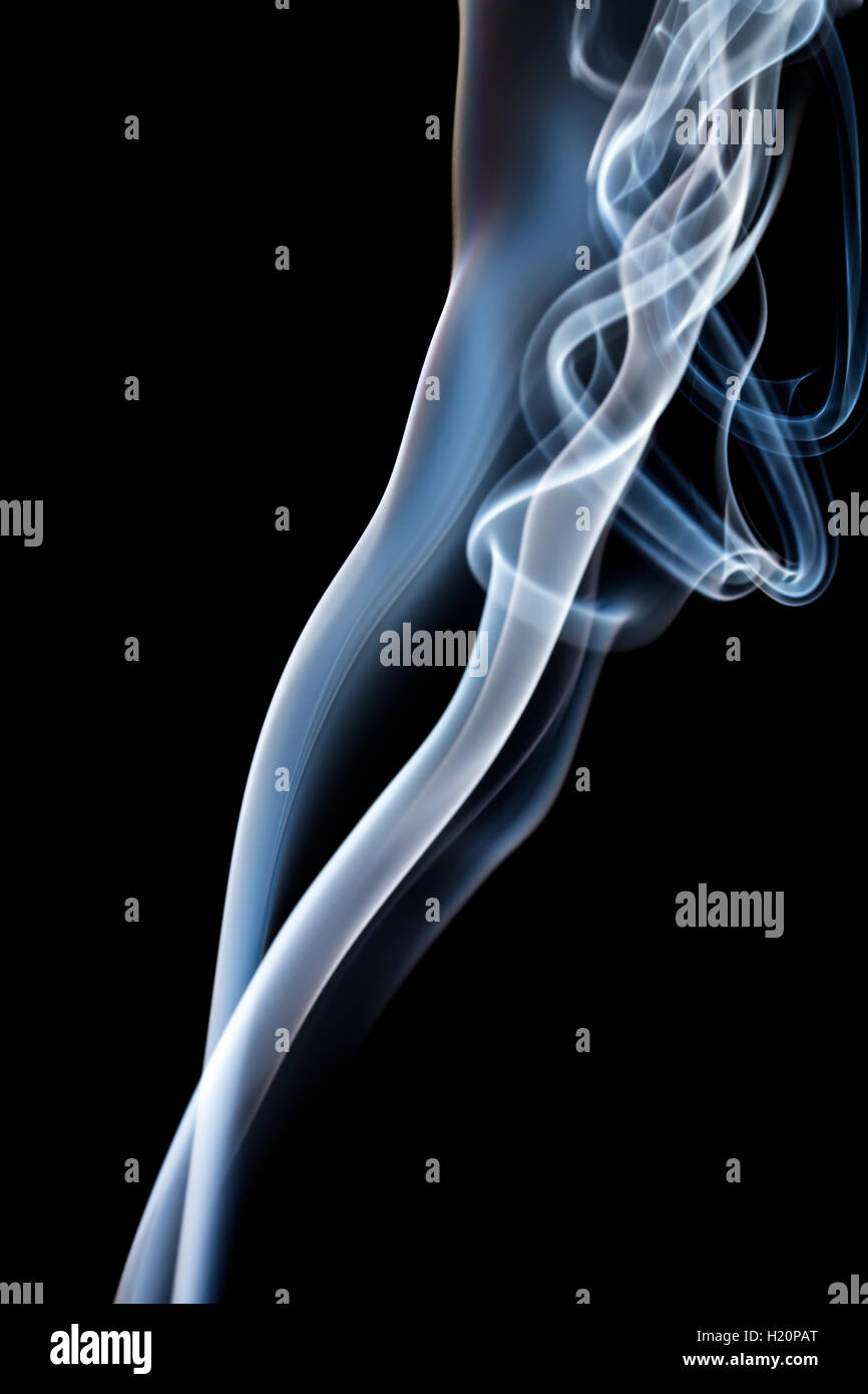 White smoke stream close up. Abstract Stock Photo - Alamy