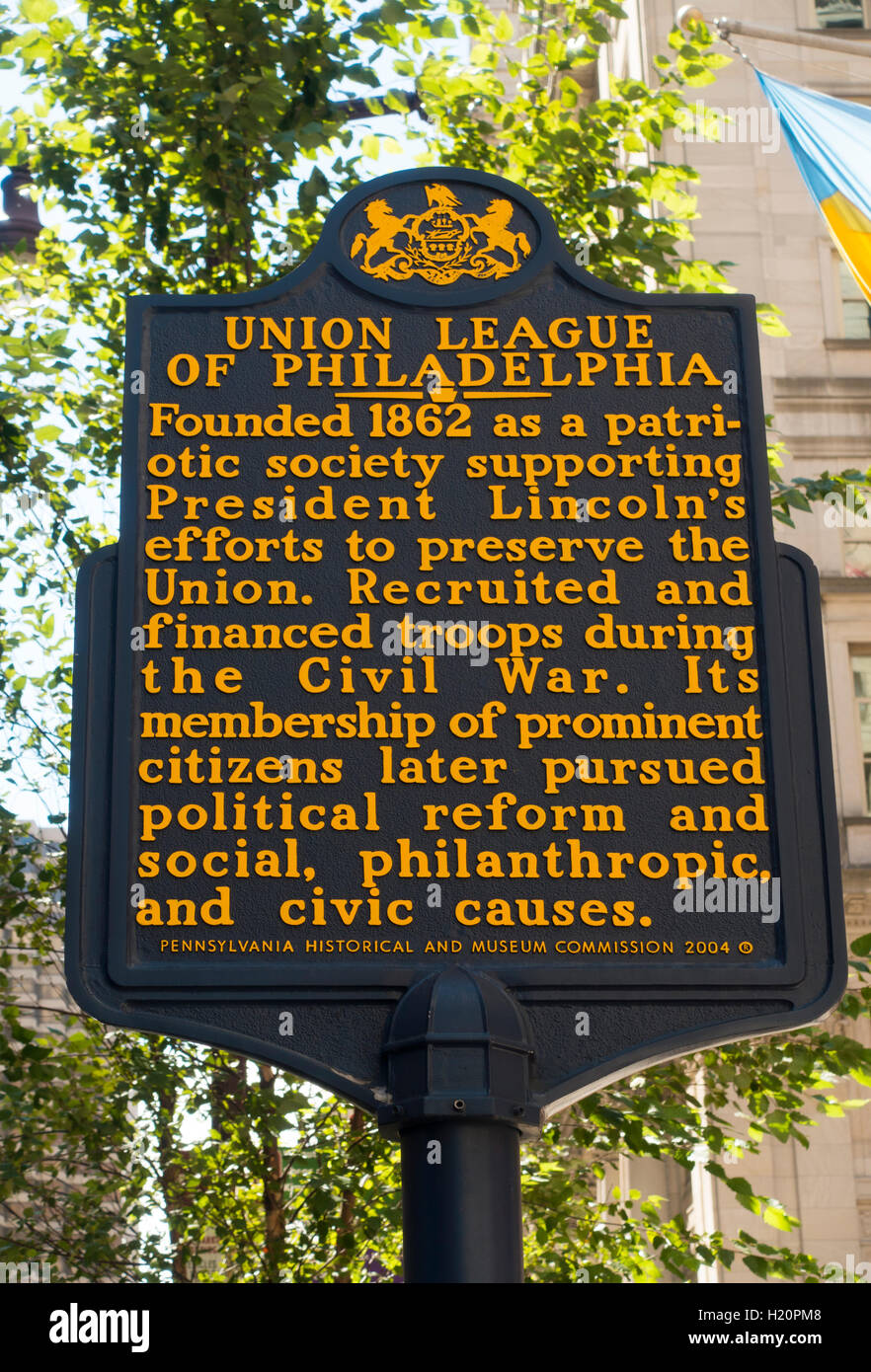Union league of Philadelphia Stock Photo - Alamy