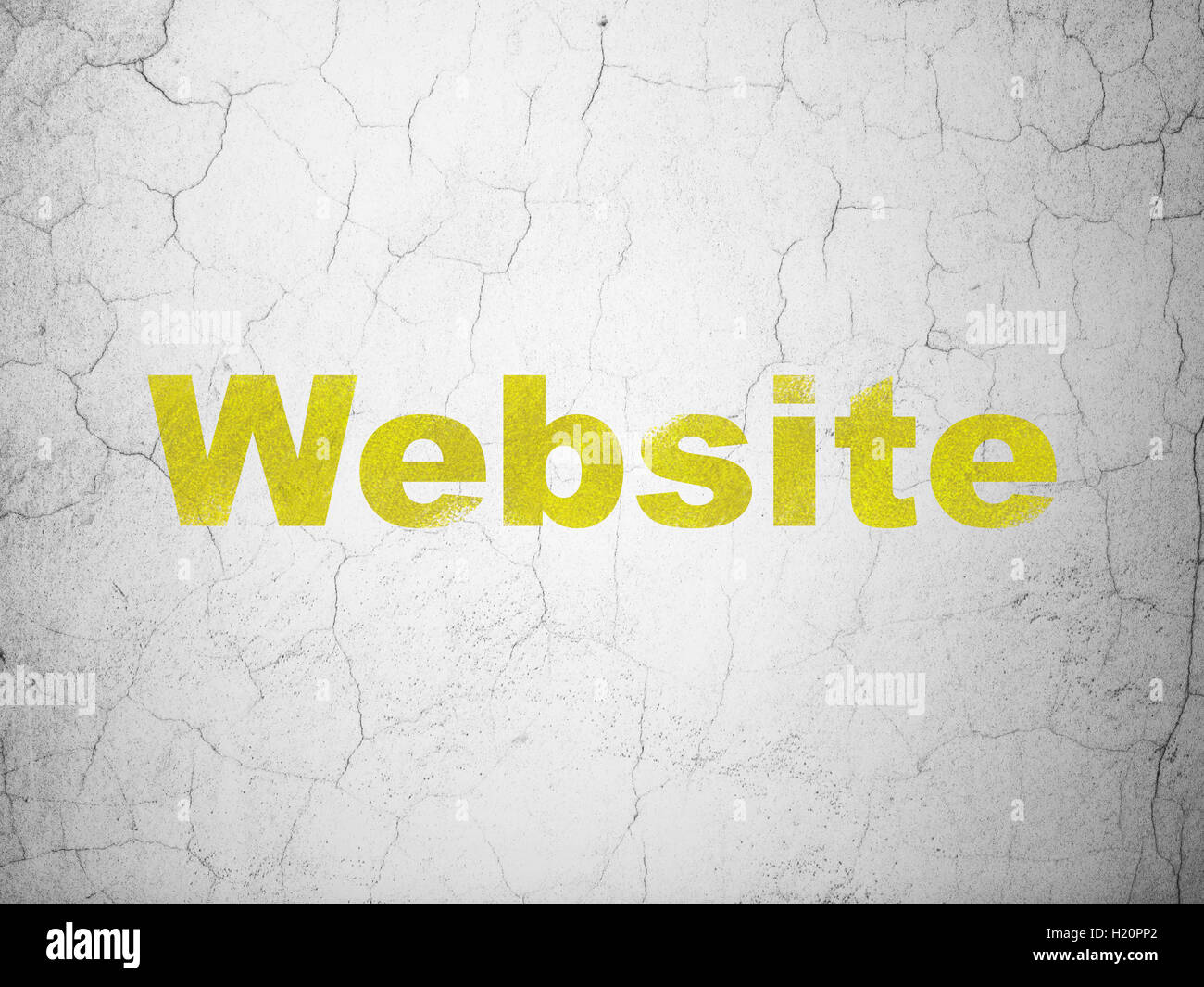 Web development concept: Website on wall background Stock Photo - Alamy