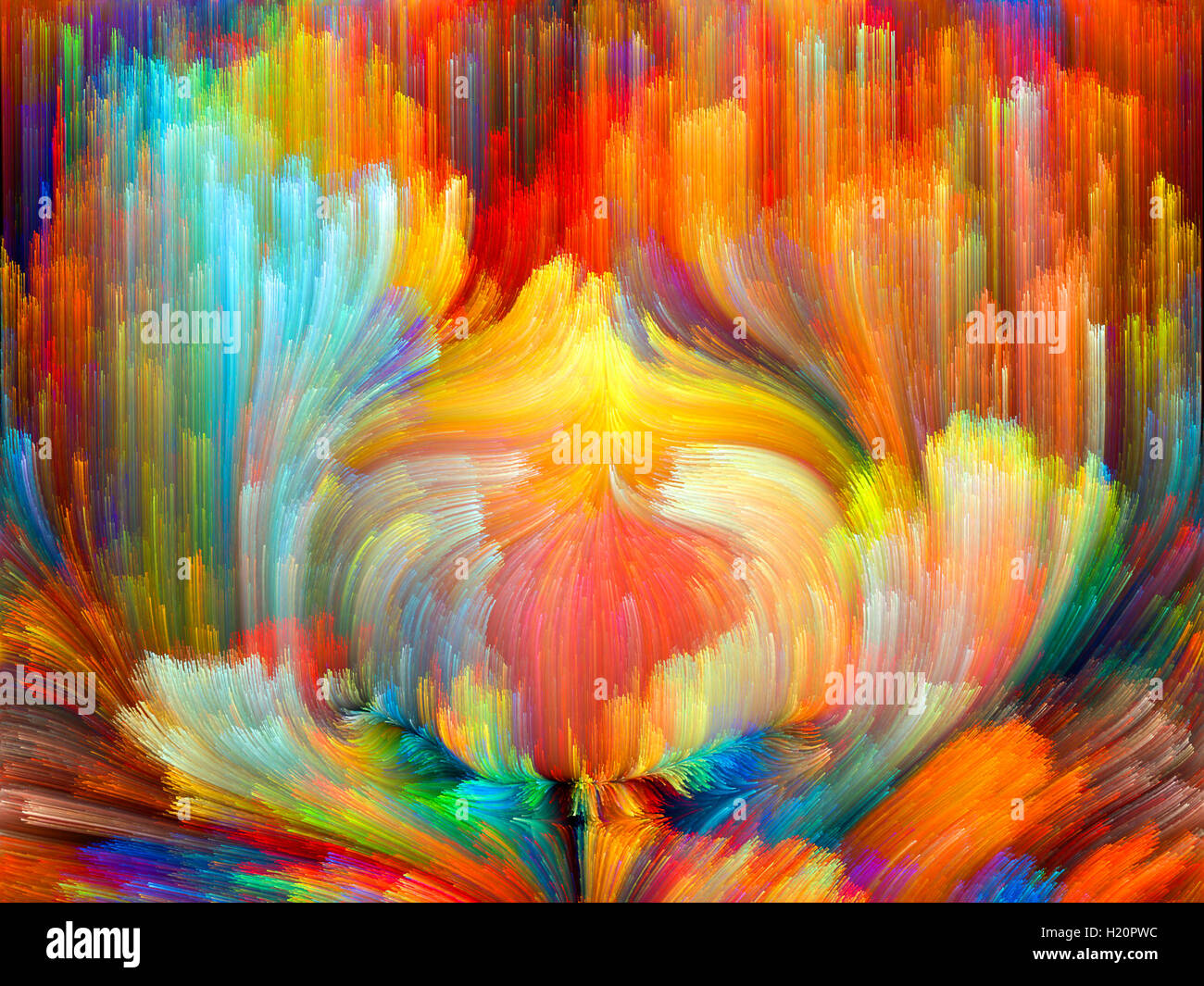 Waves of Color Stock Photo - Alamy