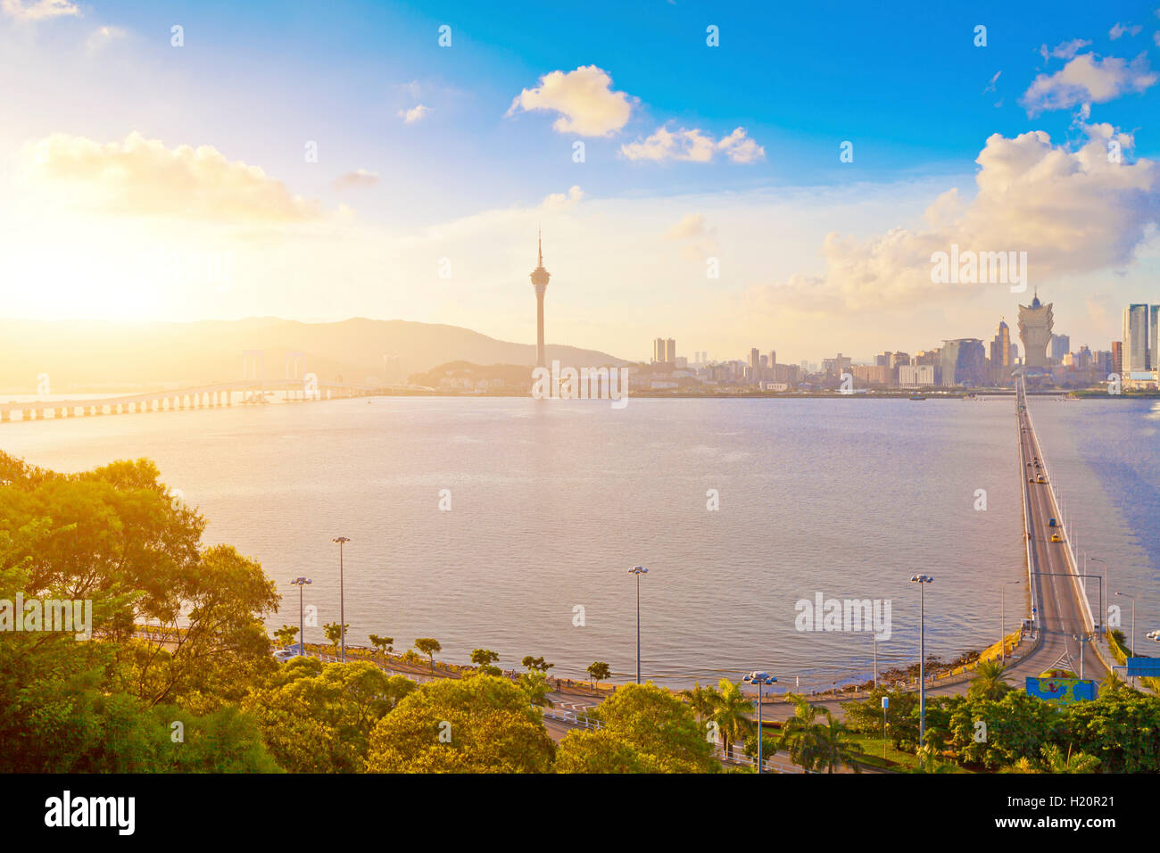 Macau city at day Stock Photo - Alamy