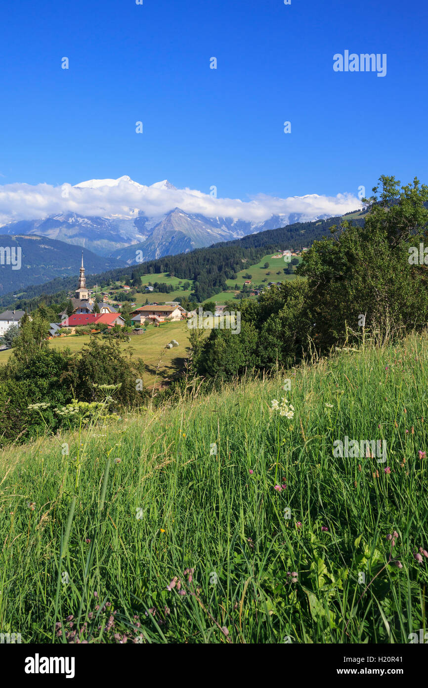 village of Combloux Stock Photo - Alamy