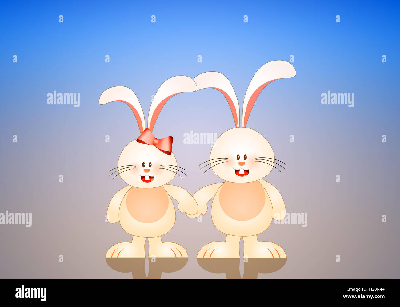 Valentine bunnies hi-res stock photography and images - Alamy
