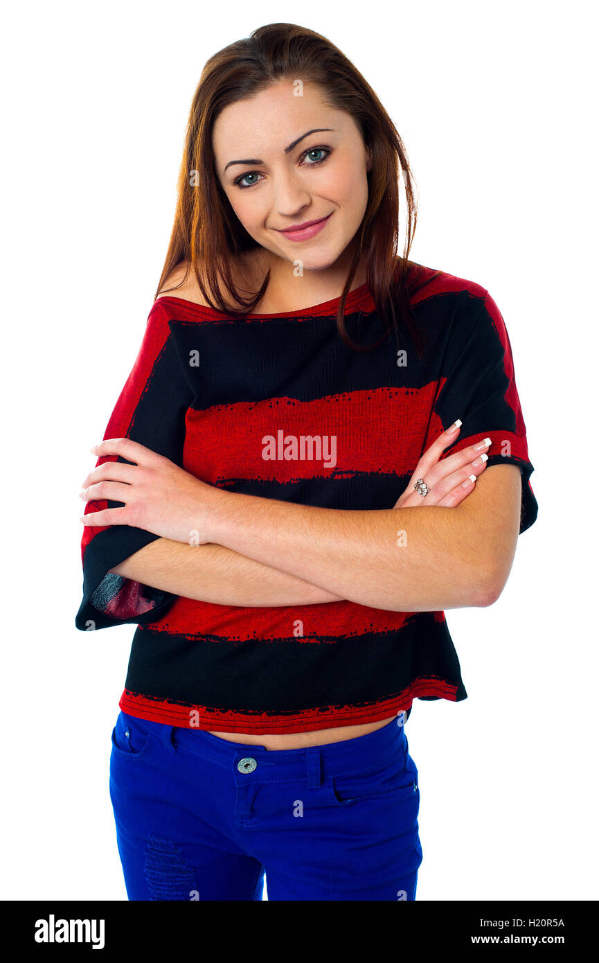 Trendy female attire hi-res stock photography and images - Alamy