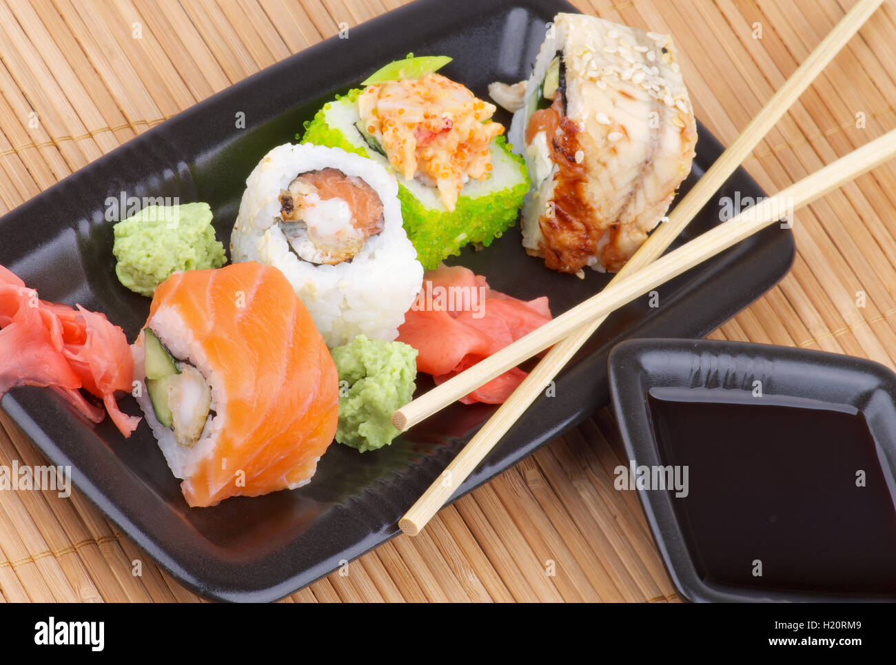 Maki Sushi Set Stock Photo - Alamy