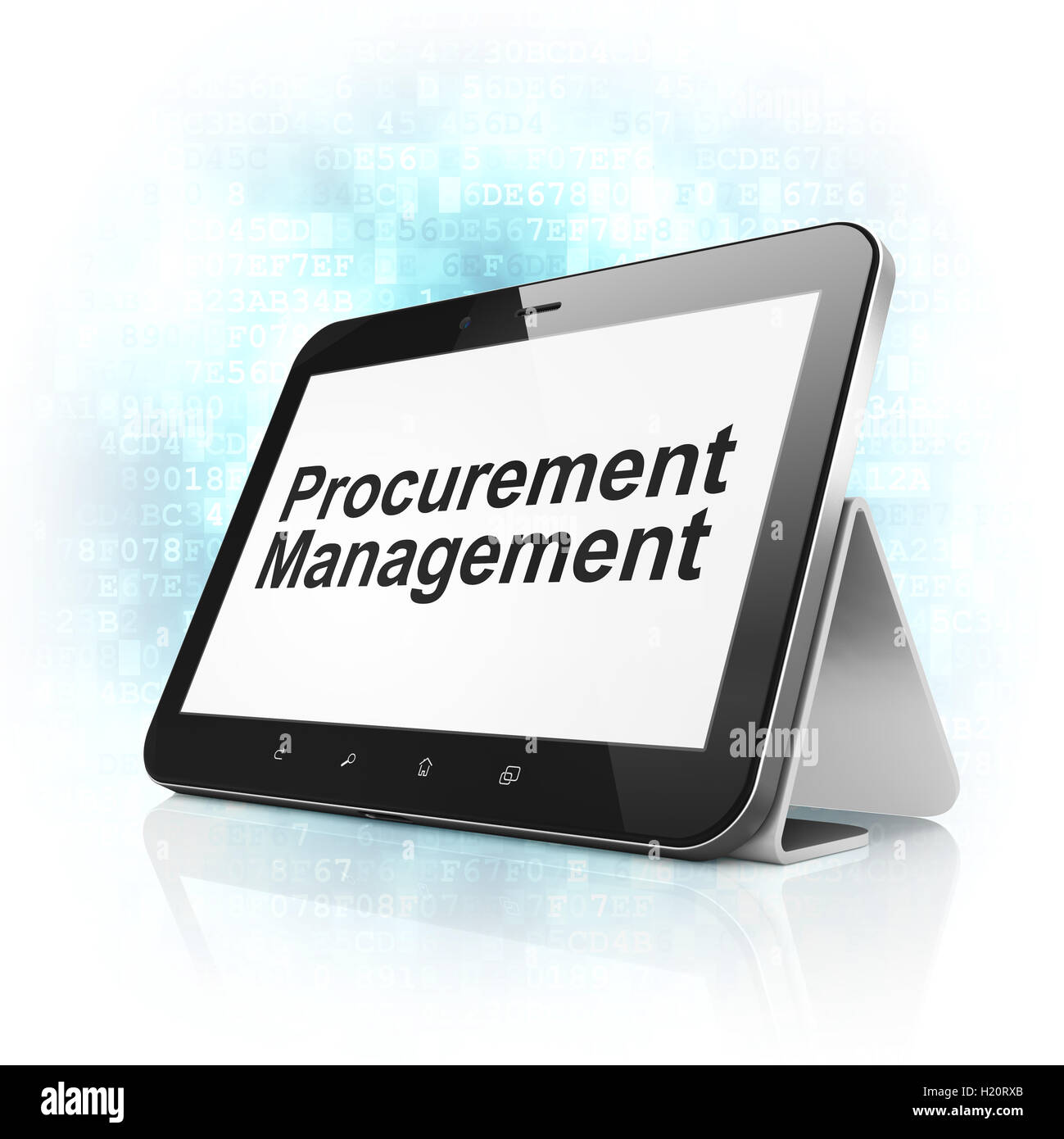 Finance concept: Procurement Management on tablet pc computer Stock ...