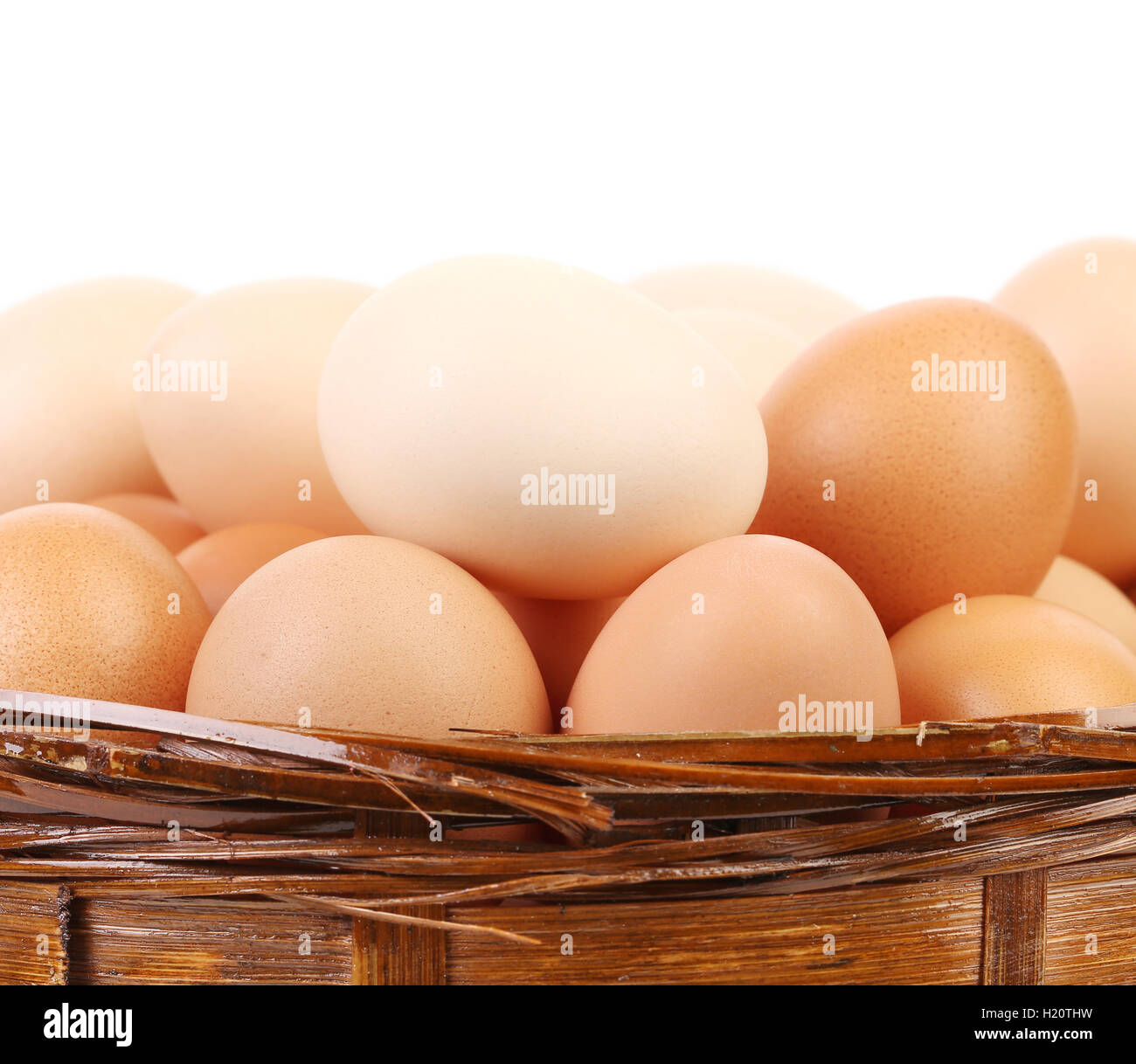 Egg collection isolated Stock Photo - Alamy