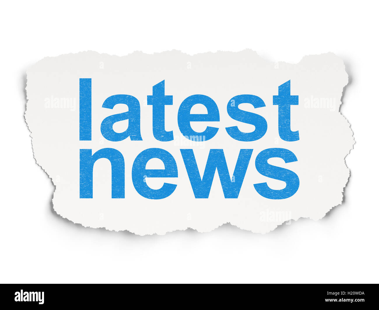 News concept: Latest News on Paper background Stock Photo - Alamy