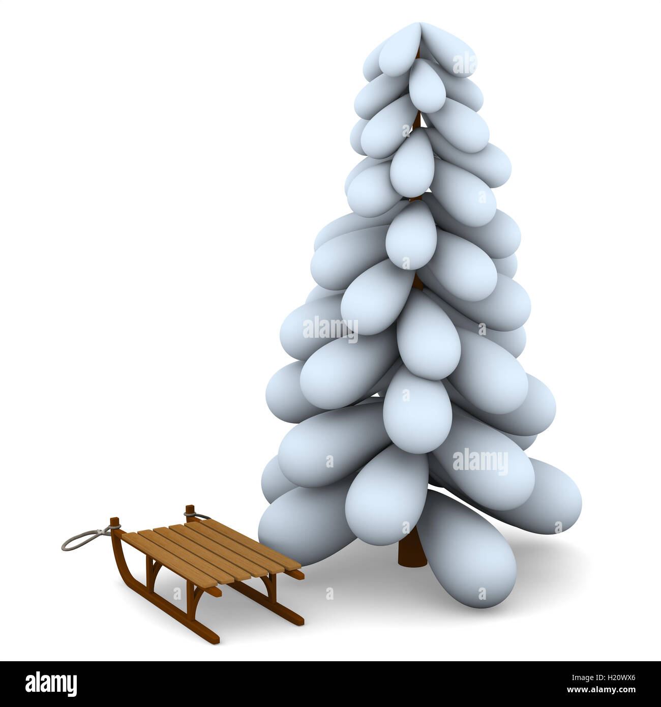 Sledge tree hi-res stock photography and images - Alamy