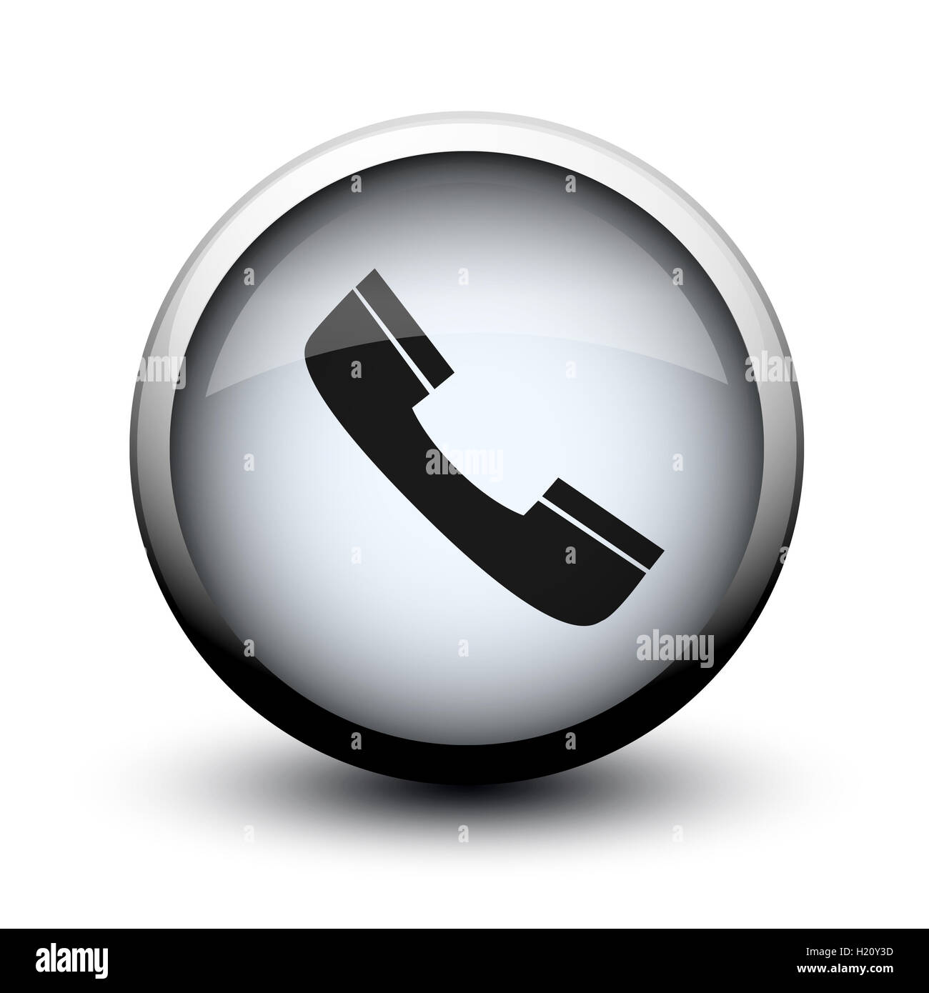 Button telephone call 2d hi-res stock photography and images - Alamy