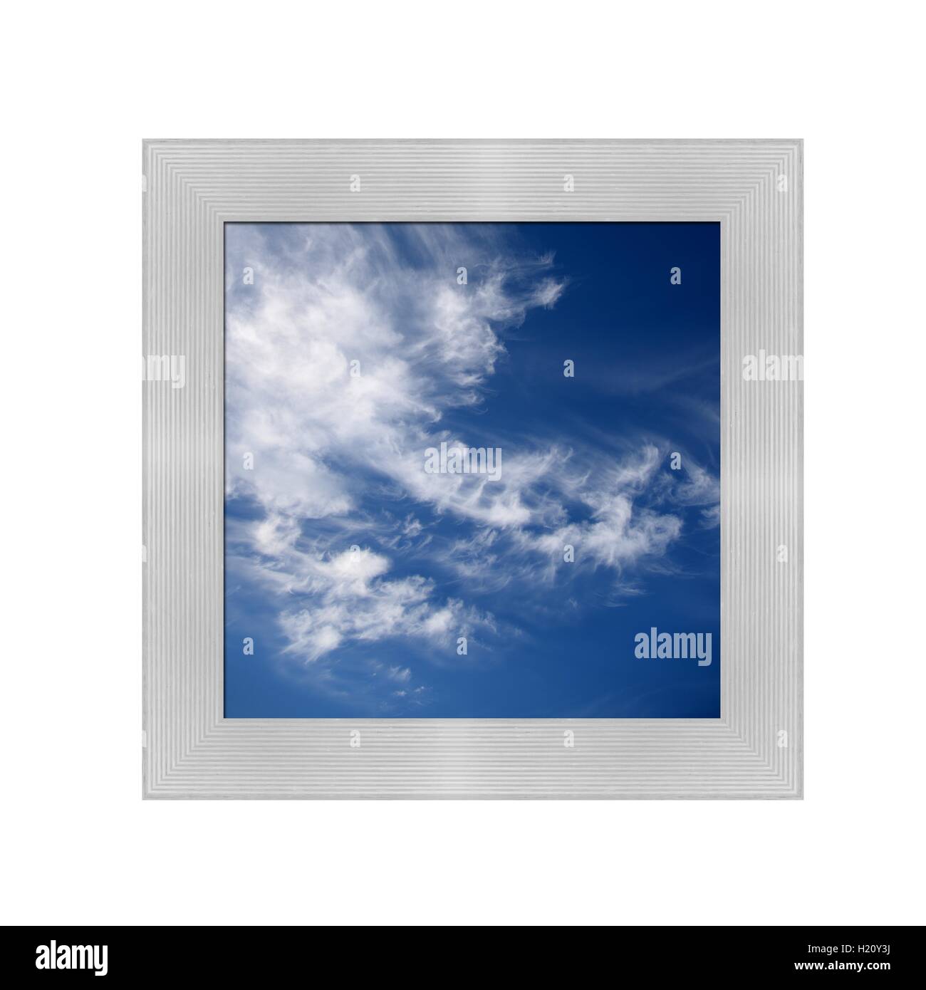 Blue sky abstract clouds Cut Out Stock Images & Pictures - Alamy