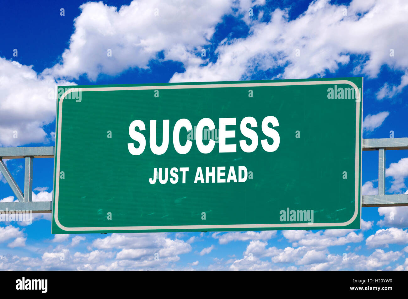 Success road sign successful hi-res stock photography and images - Alamy
