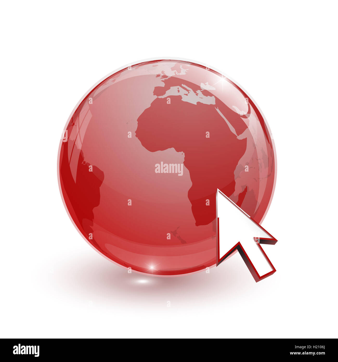 Map with cursor hi-res stock photography and images - Alamy