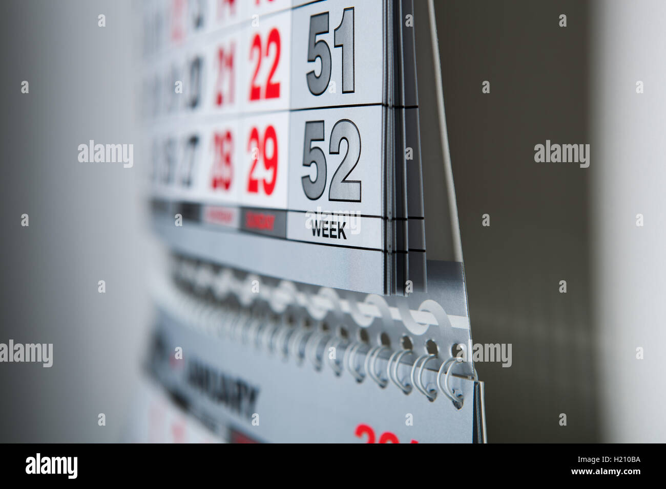 wall calendar calendar with the number of days Stock Photo - Alamy